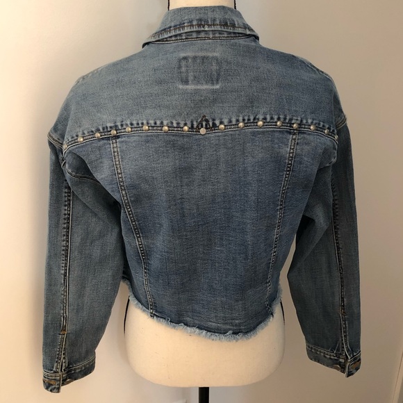 Liverpool Jeans Company | Jackets & Coats | Liverpool Crop Raw Edge ...